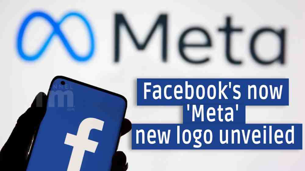 Facebook's now 'Meta', new logo unveiled - Channeliam / Channel I'M English