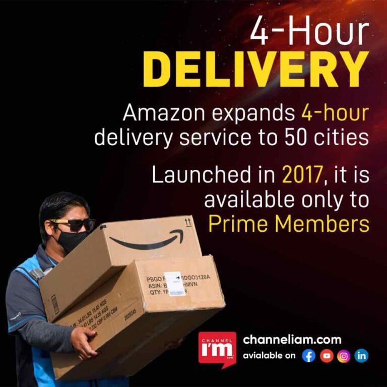 Amazon expands 4-hour delivery service to 50 cities