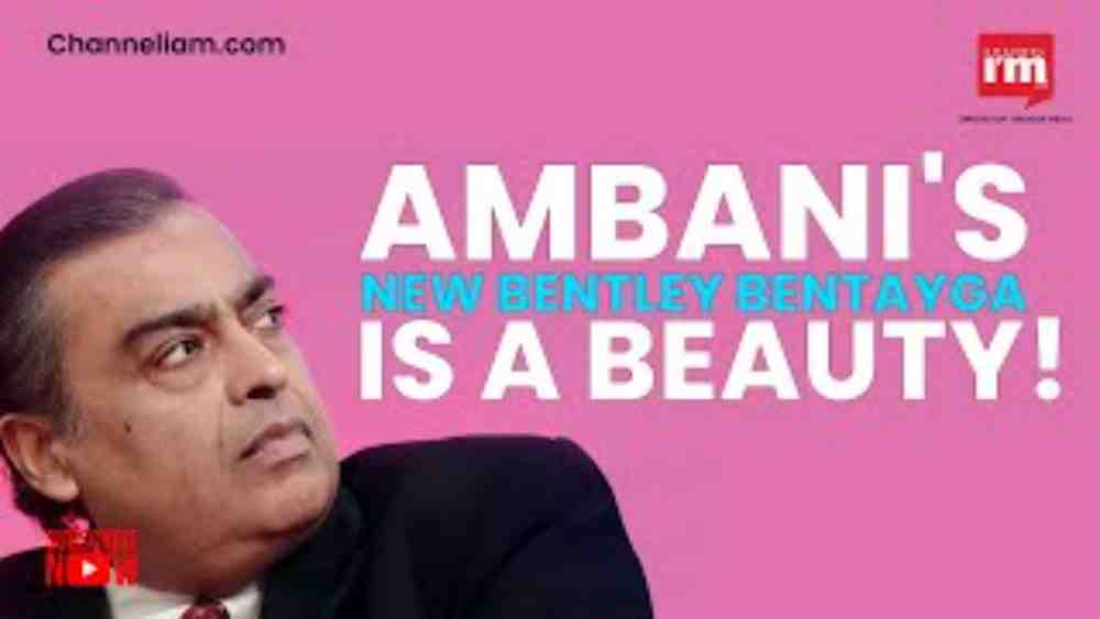 Ambani's New Bentley Bentayga with 0002 Number Plate