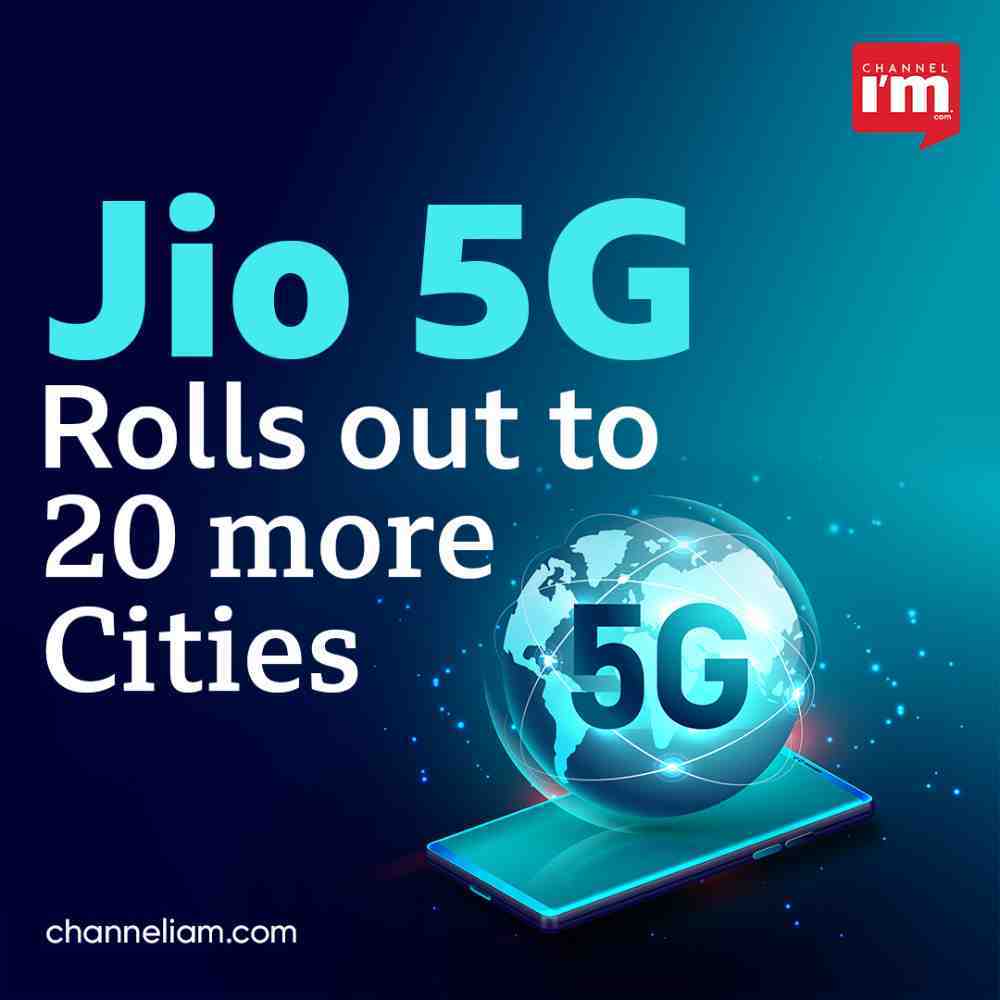 Jio 5G rolls out to 20 more cities