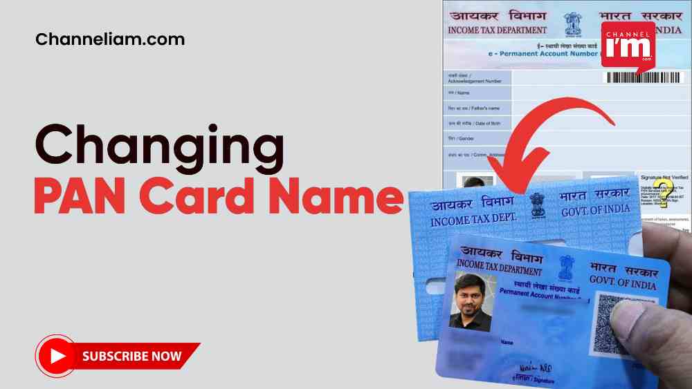 Change PAN Card Name Online as per Aadhaar Details