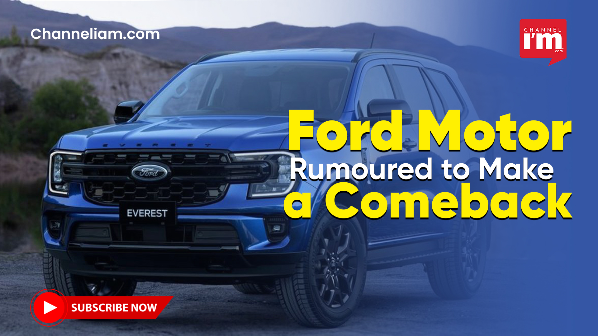 Ford Motor India Comeback: New Compact SUV & Electric Vehicle Focus
