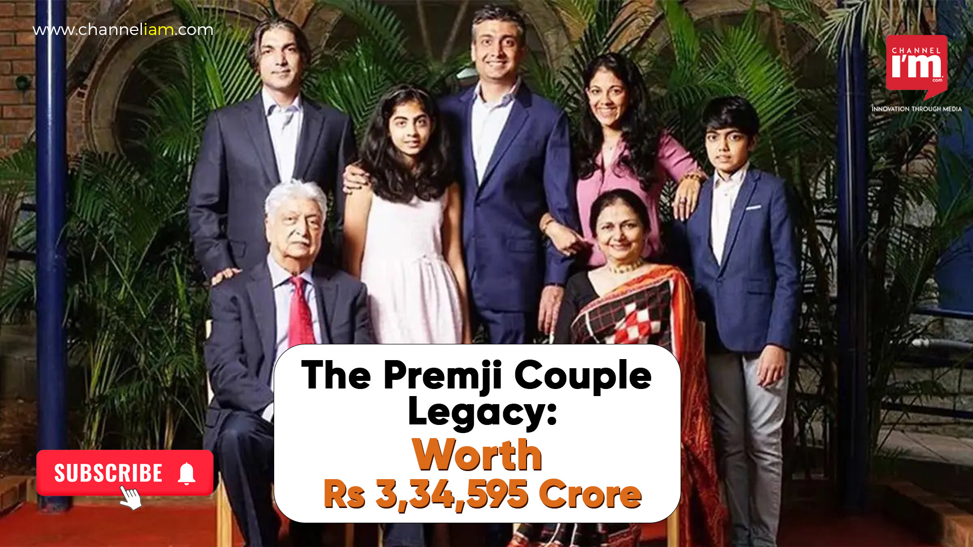 The Premji Couple Legacy: Worth Rs 3,34,595 Crore - Channeliam ...