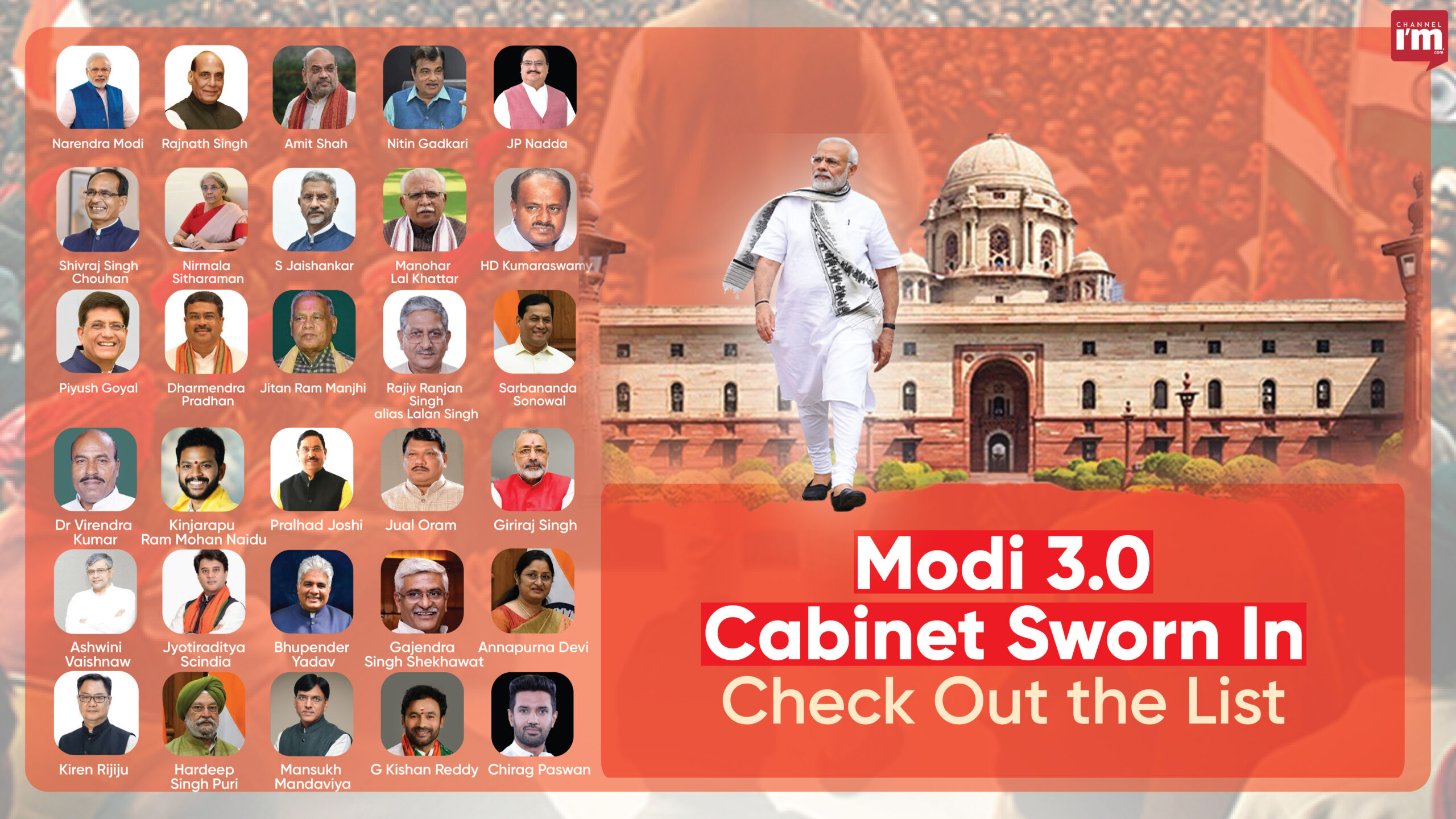 Modi 3.0: Full Cabinet List After Historic Third Term