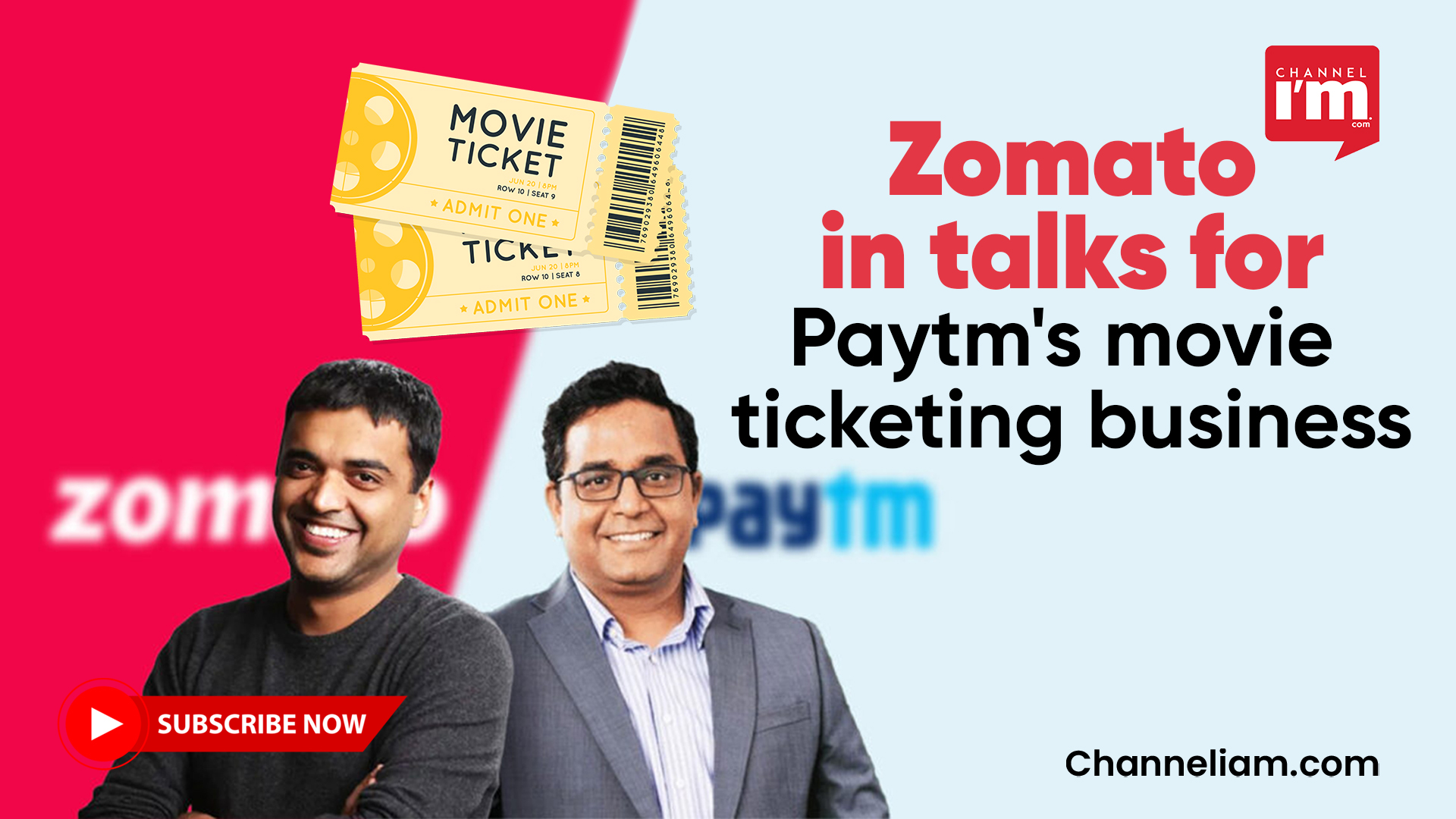 Zomato in talks for Paytm's movie ticketing business - Channeliam ... Zomato in talks for Paytm's movie ticketing business - Channeliam ...