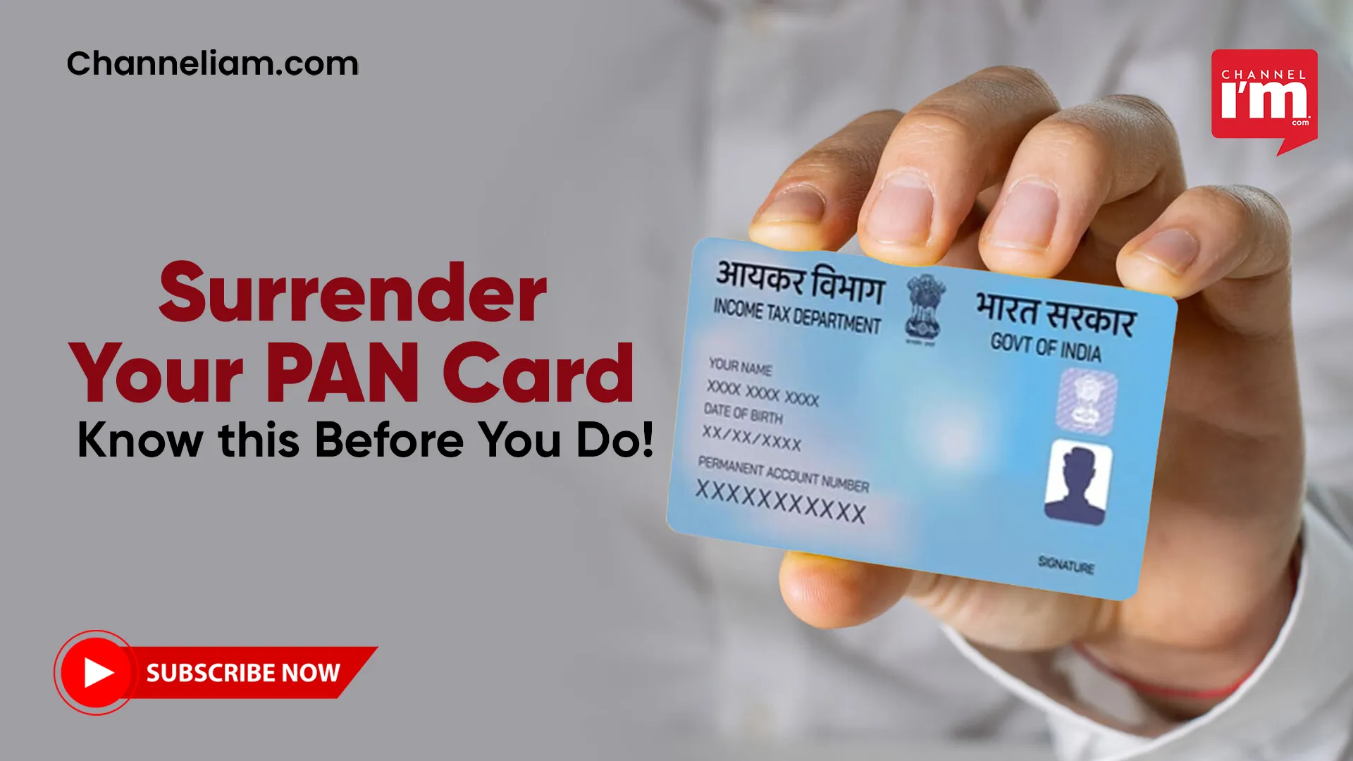 How to Surrender or Cancel Your PAN Card in India