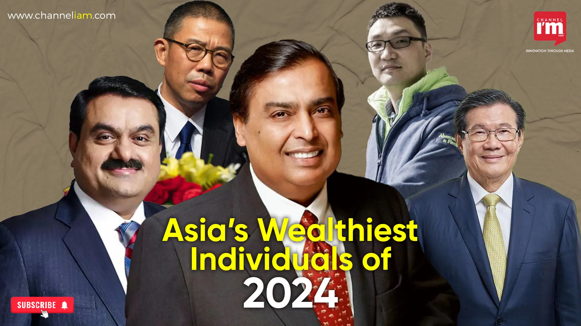 Asia’s Wealthiest Individuals of 2024 - Channeliam / Channel I'M English