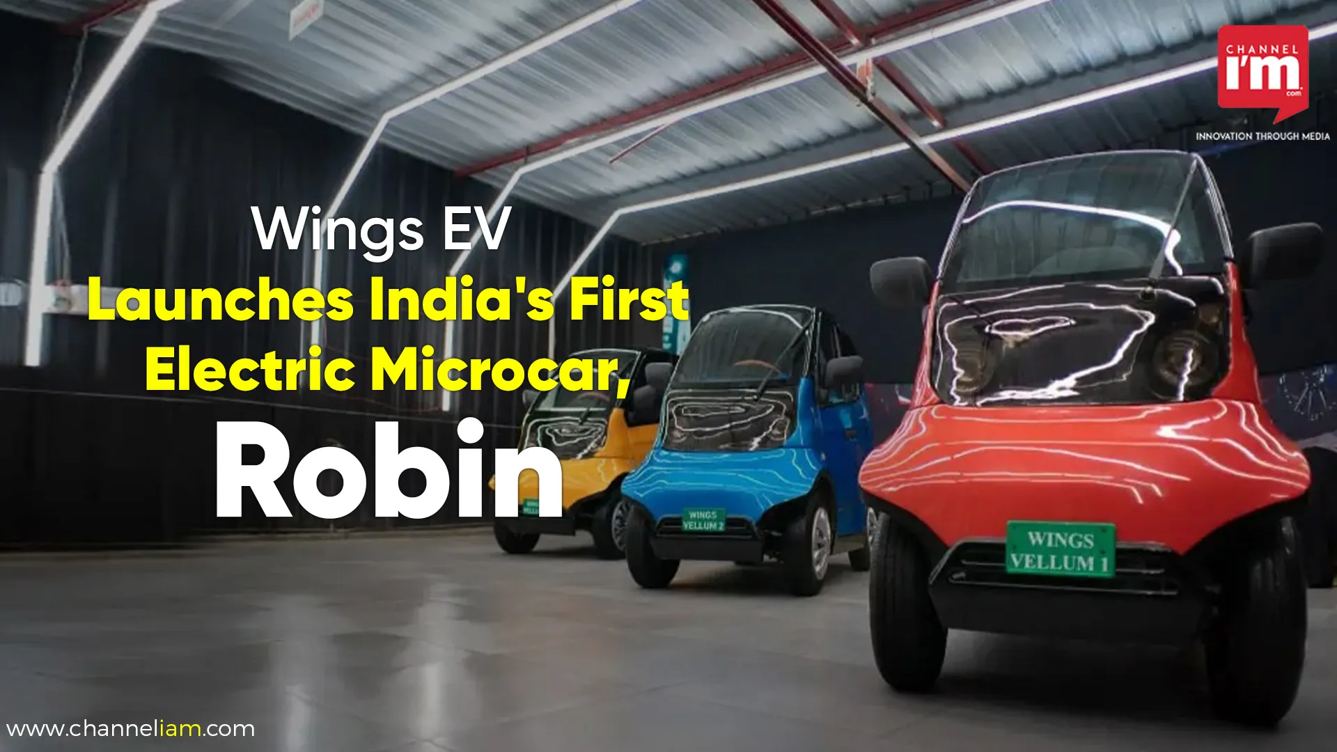 Wings EV Introduces 'Robin': India's First Electric Microcar ...