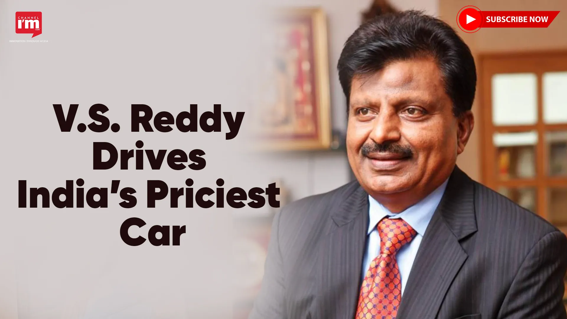 V.S. Reddy Drives India’s Priciest Car - Channeliam / Channel I'M English