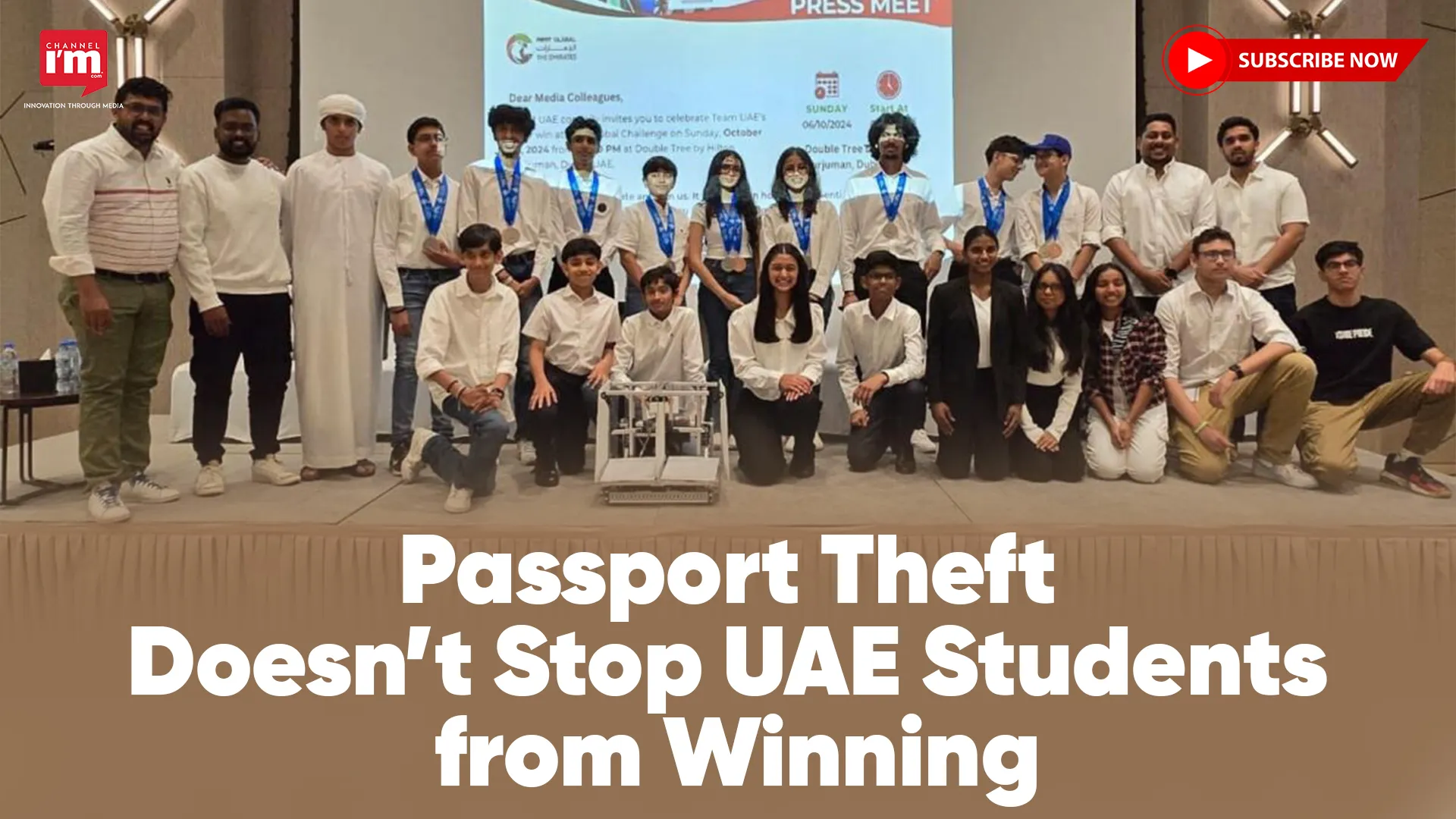 Passport Theft Doesn’t Stop UAE Students from Winning - Channeliam ...