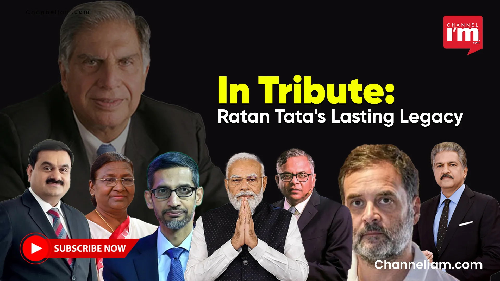 In Tribute: Ratan Tata's Lasting Legacy - Channeliam / Channel I'M English