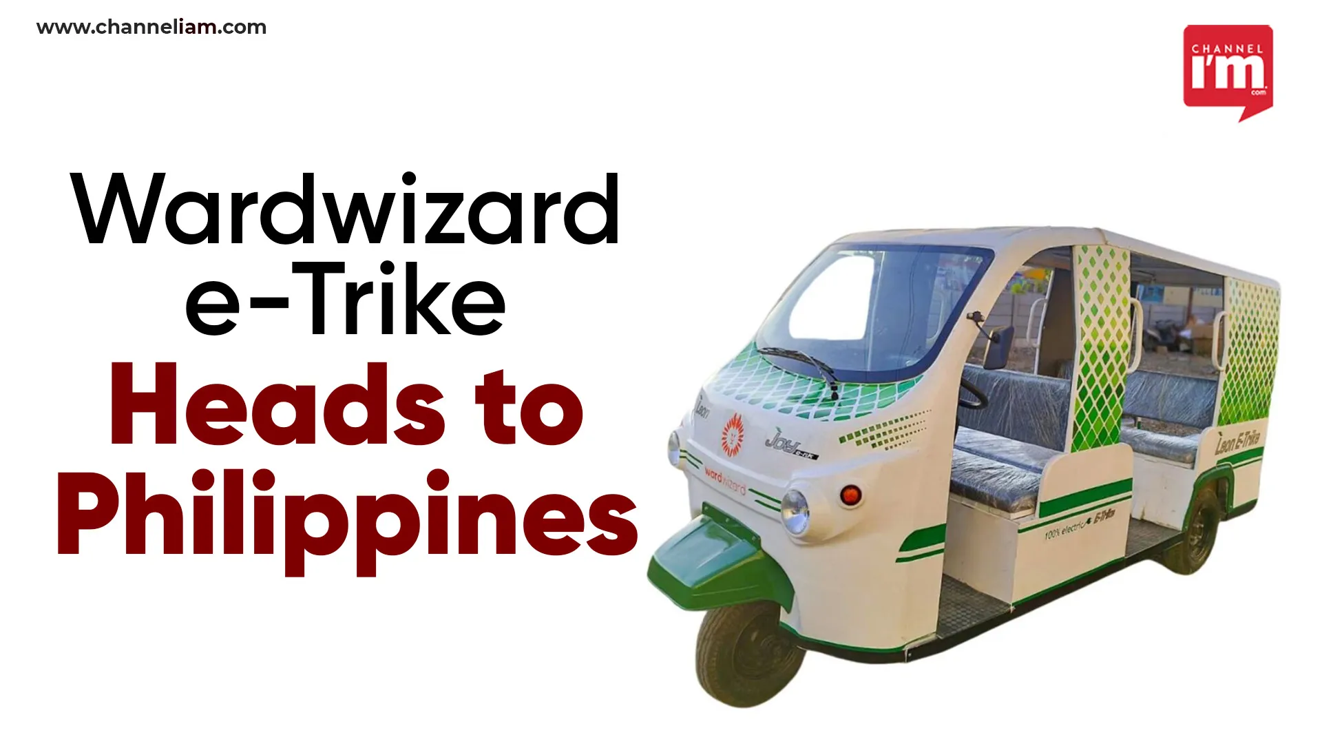 Wardwizard Launches e-Trike for Philippines EV Market
