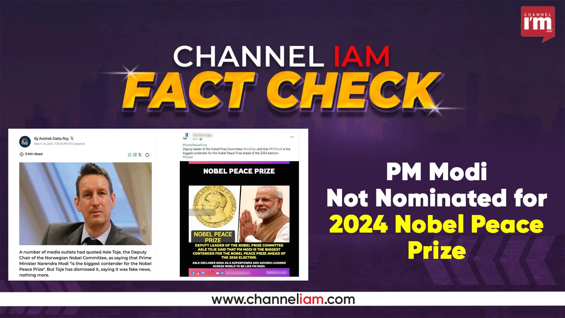 Viral video PM Modi was nominated for2024 Nobel Peace Prize.