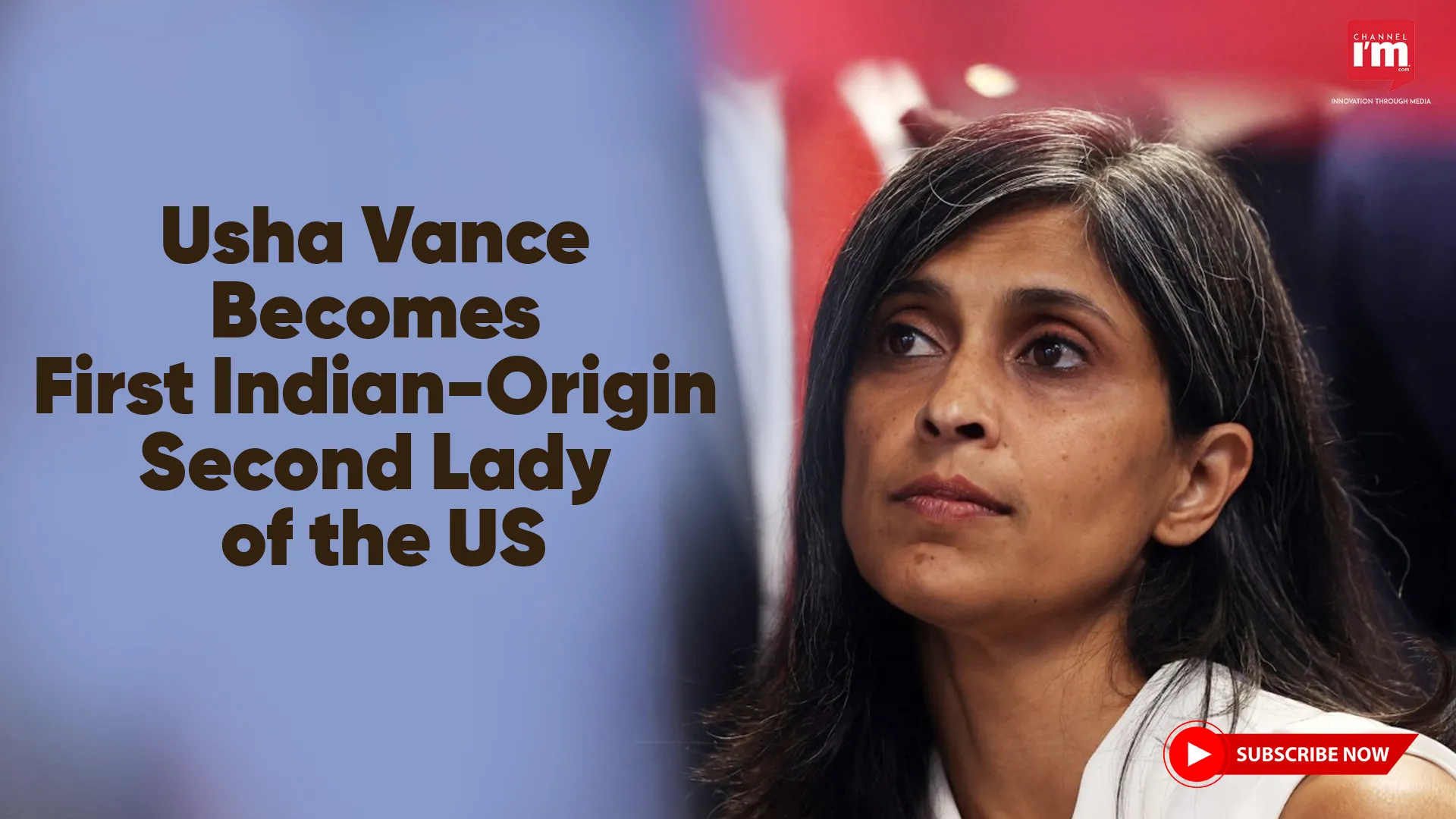 Usha Vance Becomes First Indian-Origin Second Lady of the US ...