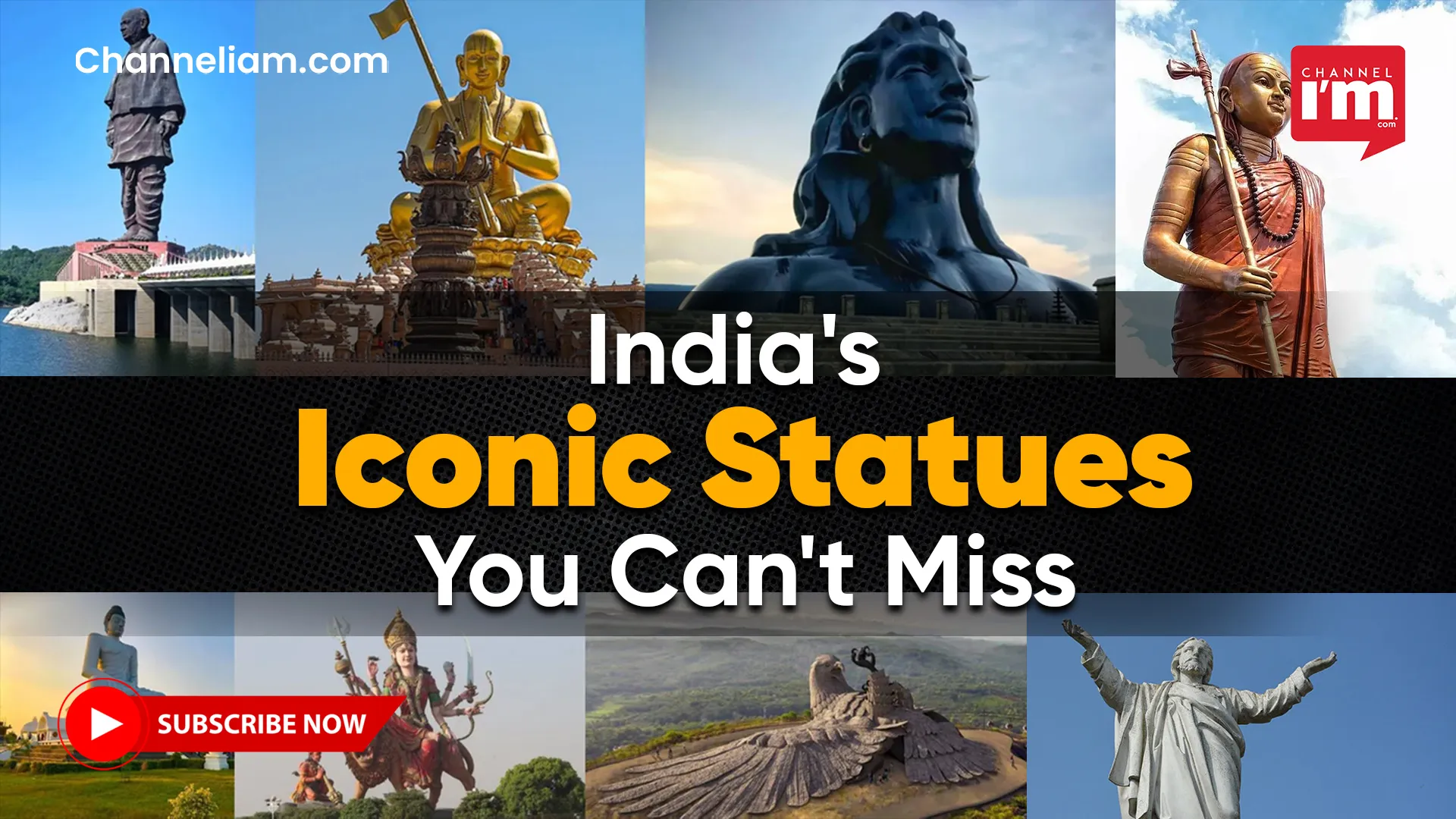 Top 6 Must-See Statues in India - Channeliam / Channel I'M English