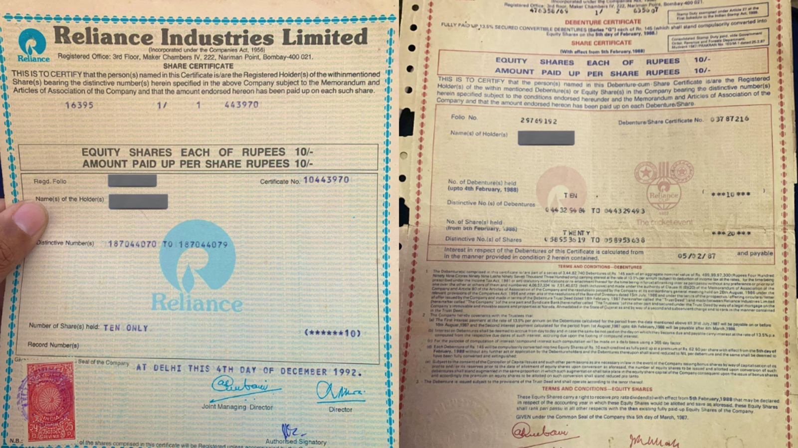 ₹12 Lakh Reliance Shares Stuck in Paperwork - Channeliam / Channel I'M ...