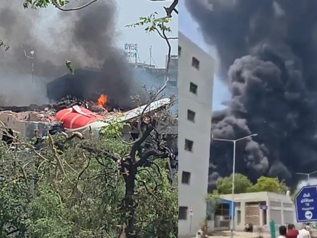 Smoke, Panic as Air India Plane Crashes in Gujarat - Channeliam ...