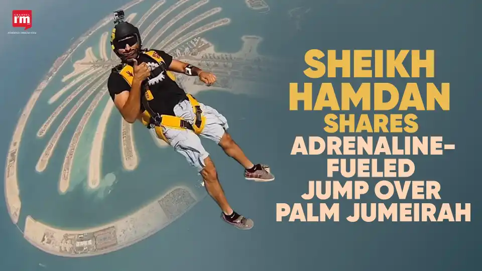Sheikh Hamdan’s Thrilling Skydiving Over Palm Jumeirah