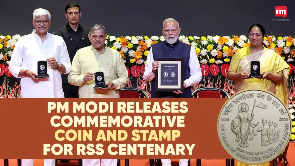 Modi Unveils ₹100 Coin, Stamp for RSS Centenary