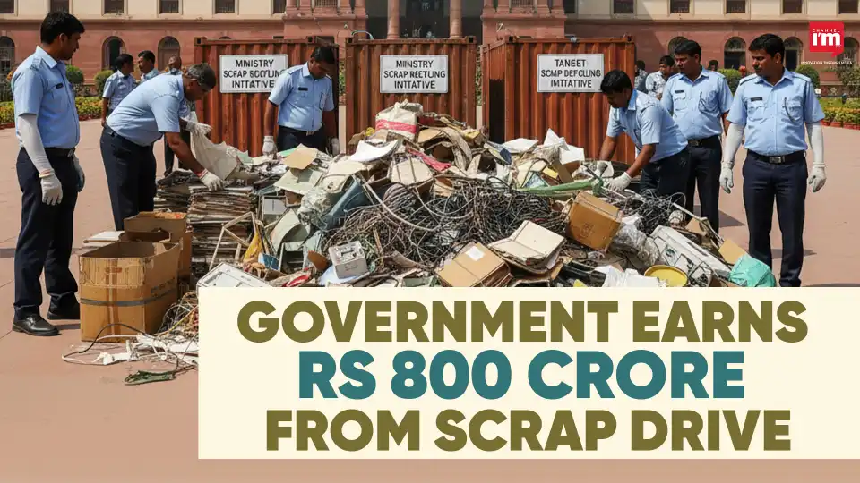 Government Earns Rs 800 Crore from Scrap