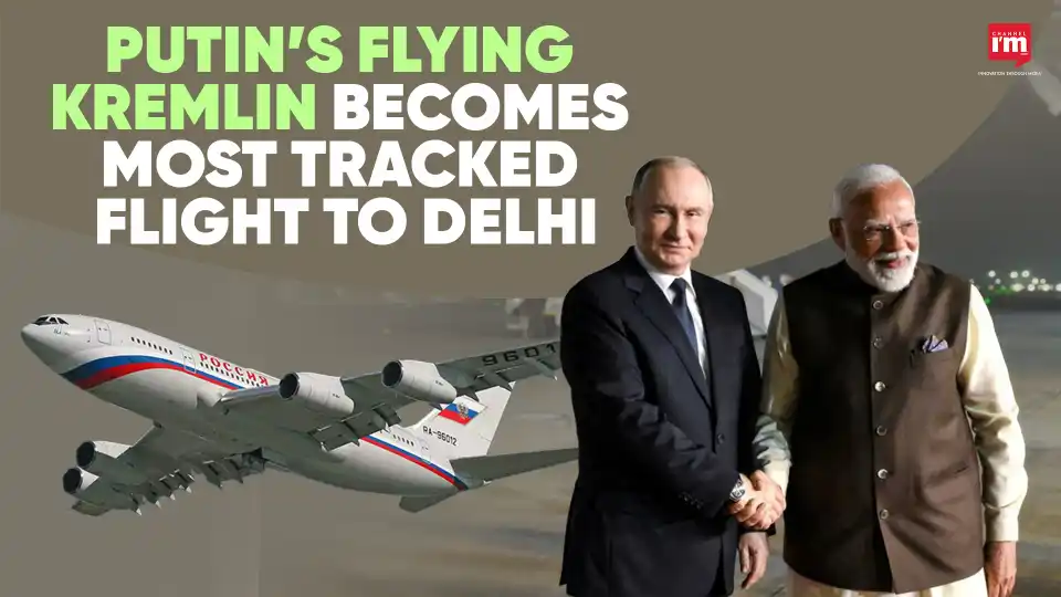 Putin’s Flying Kremlin Jet Tracked on Way to Delhi