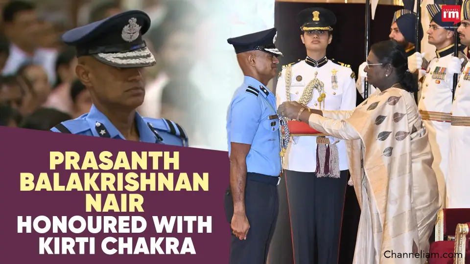 Kerala Astronaut Gets Kirti Chakra