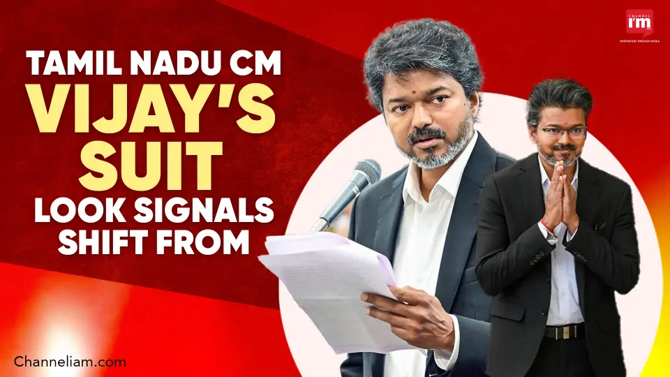 Vijay’s suit look sparks political debate